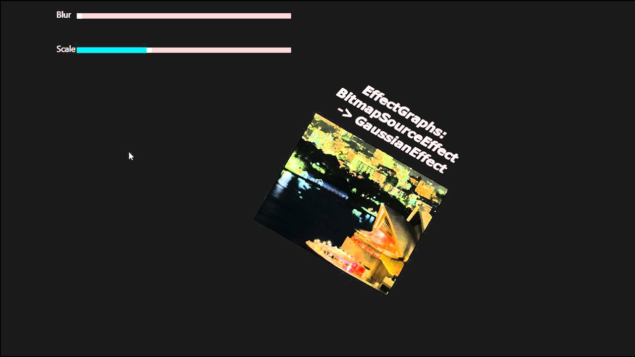 XAML/C# + SharpDx + EffectGraph