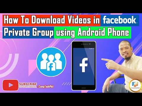How to Download Videos from Facebook Private Group using Android Mobile Phone | English
