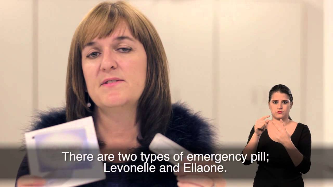 So you want to know about contraception and emergency contraception? (BSL)