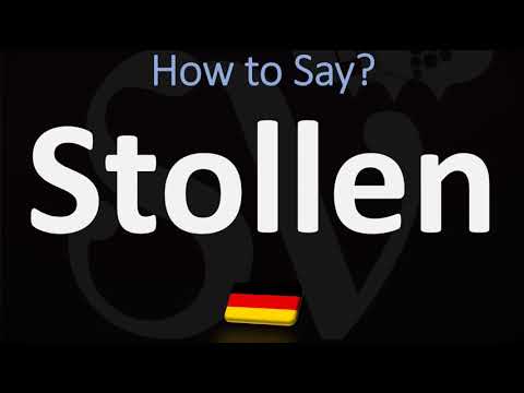 How to Pronounce Stollen? (German Holiday Bread) Pronunciation