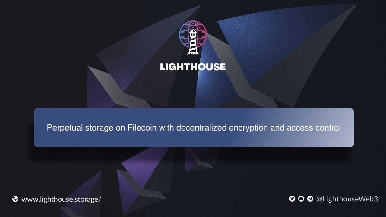 Introducing Lighthouse Storage: A Web3 Storage Solution