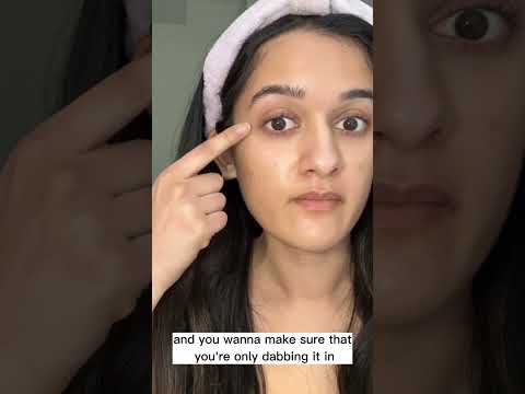 The right way to apply eye cream