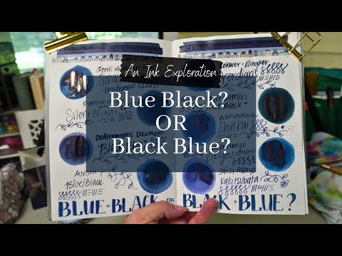 Blue Black Fountain Pen Ink ๐ | Ink Exploration No. 3