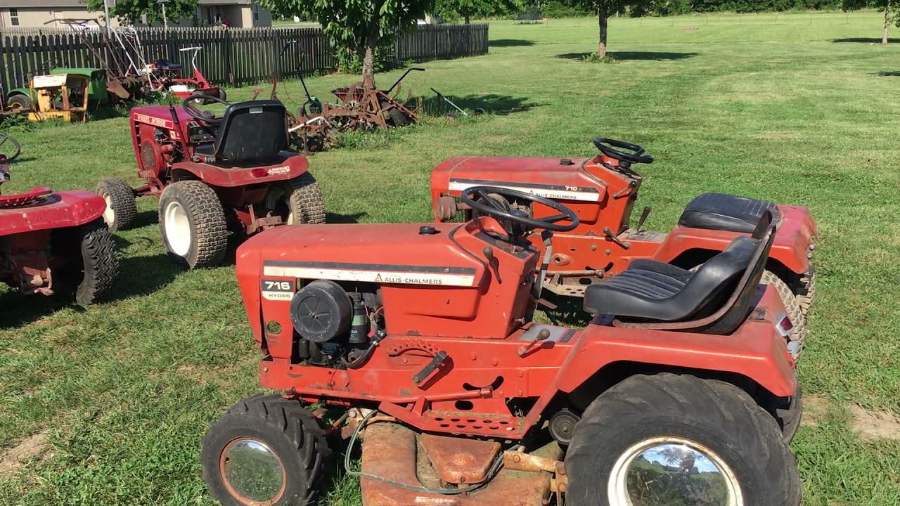 Garden tractor collection (July 2021)