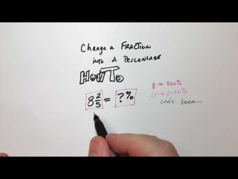 Converting a Fraction into a Percentage