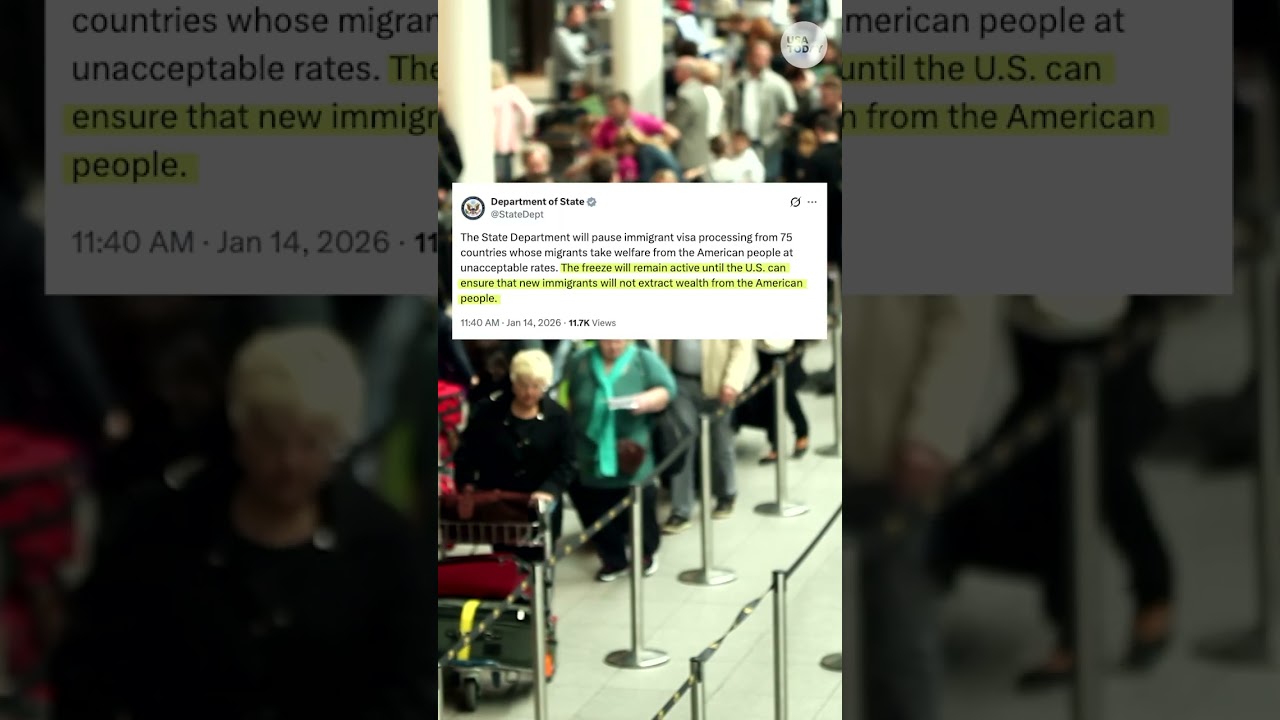 US freezes visa processing for applicants from 75 countries