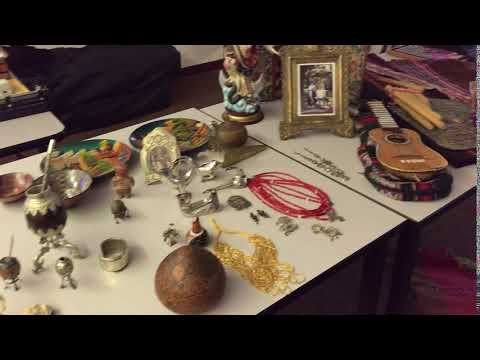 Señora Karow South and Meso American Art Display | OHS APAH