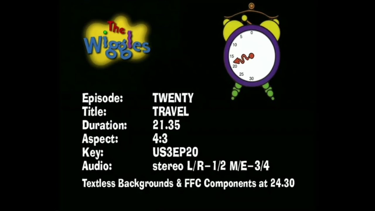 The Wiggles Series 2 Travel - TEXTLESS ELEMENTS