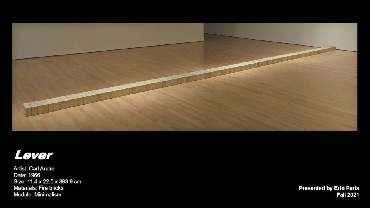 Analysis of Carl Andre's Lever