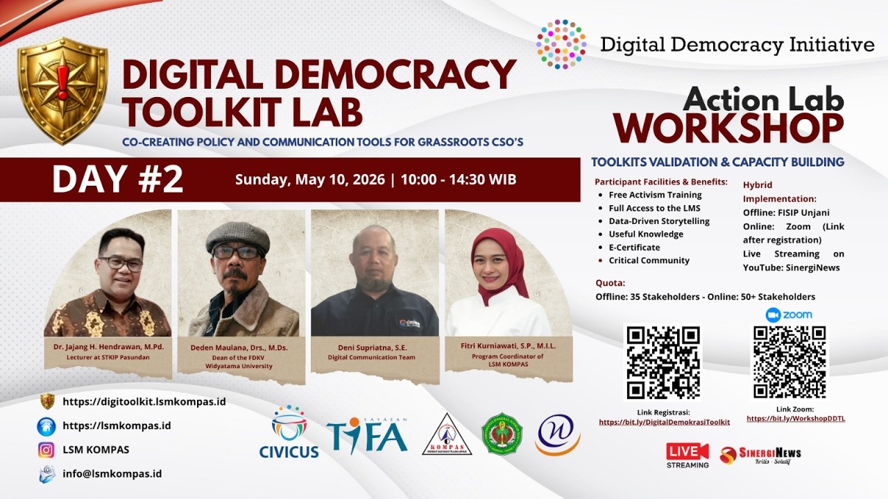 Workshop Digital Democracy Toolkit Lab || Day 2