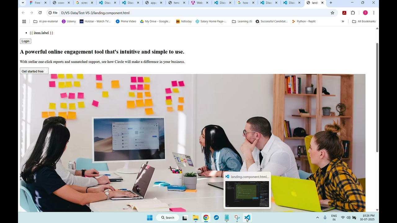 Angular code from Figma using Github Copilot chat in VS Code