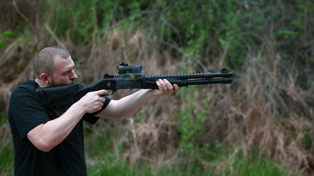 First shots with a new MAC 1014 Breacher using Rifled Slugs