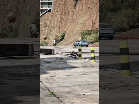 CLOSE CALL! Ram TRX Almost Took out Police Officer