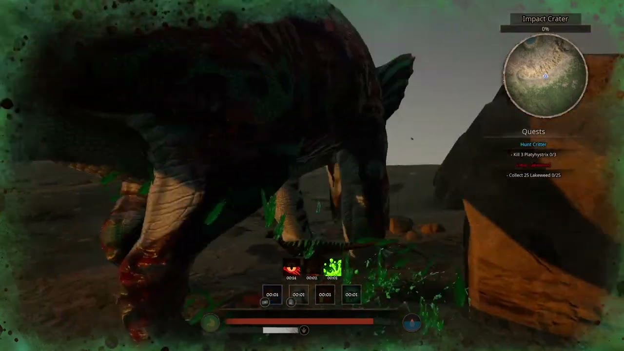 compy vs trike solo untill a mega joins in #gameplay #darthnobody #pathoftitans #dinosaur #gaming