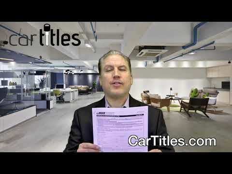 Maryland Duplicate Replacement Vehicle Title