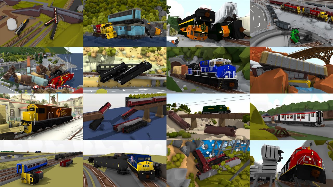 Rolling Line | Fail & Train Crash Compilation No. 1