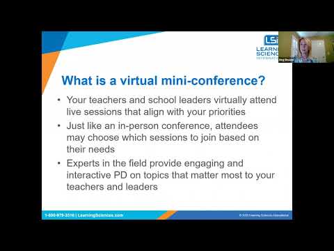 What is a virtual mini-conference?