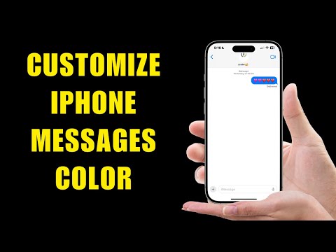How to Change Text Message Color on iPhone 13 - Detailed Tutorial [2025]