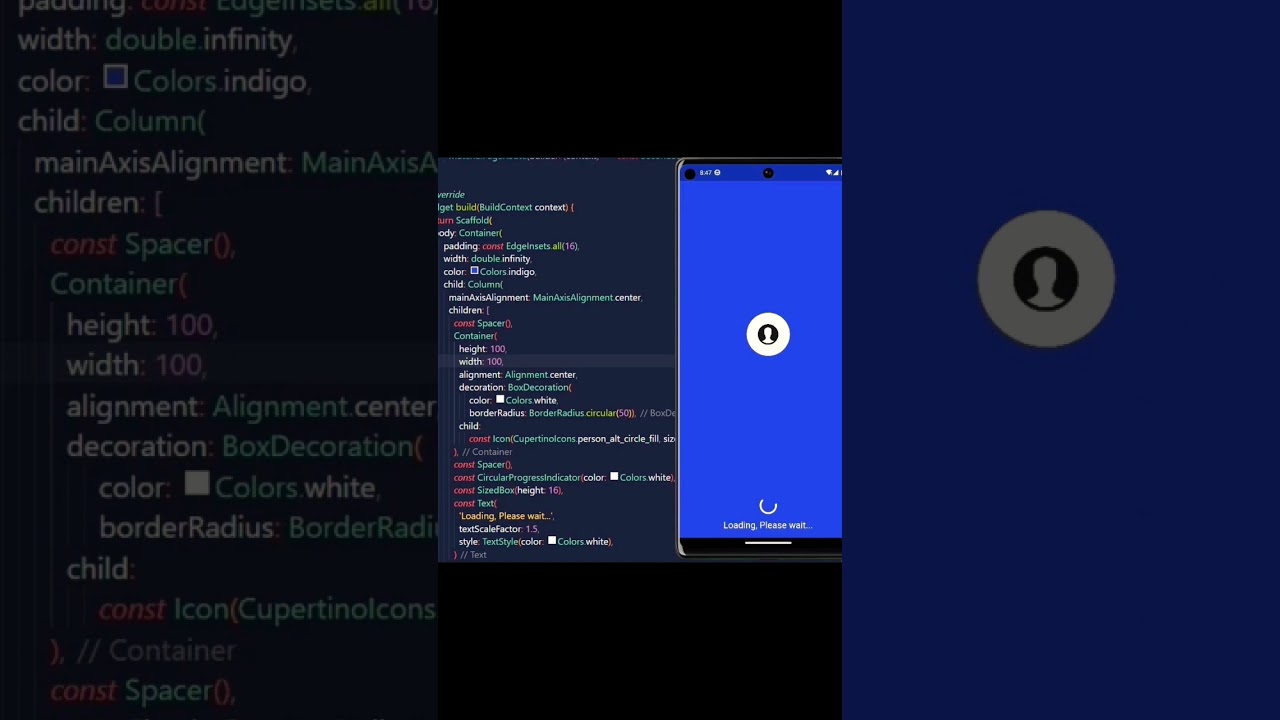 Flutter Native Splash Screen 🔥.https://GitHub.comashishkumar90052 #flutter #flutterdeveloper #dev