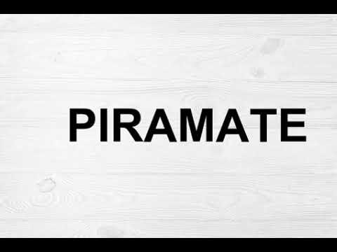 How To Pronounce Topiramate