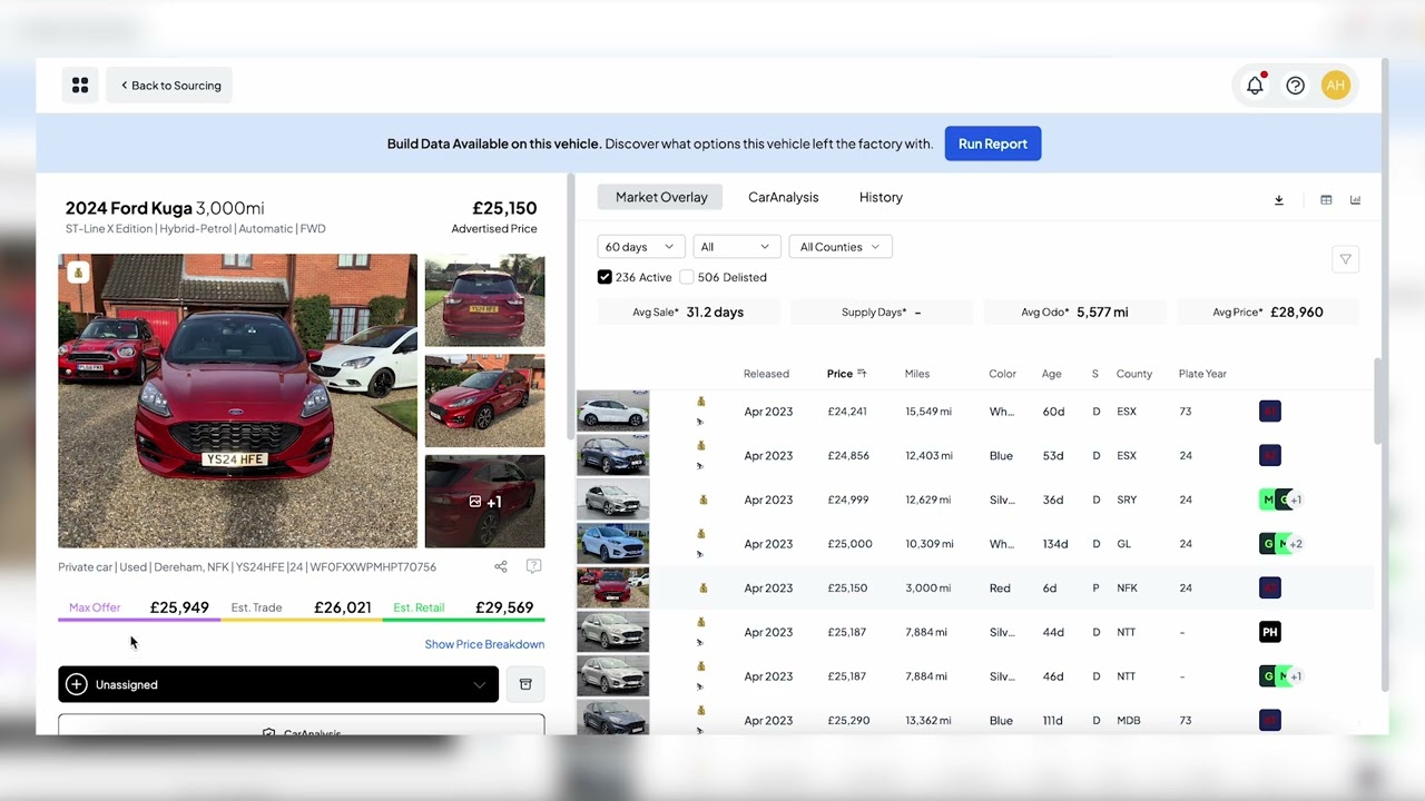 Sourcing on AutoGrab