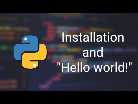 How to install Python interpreter and run 'Hello world!' on Windows 10 | Python tutorials