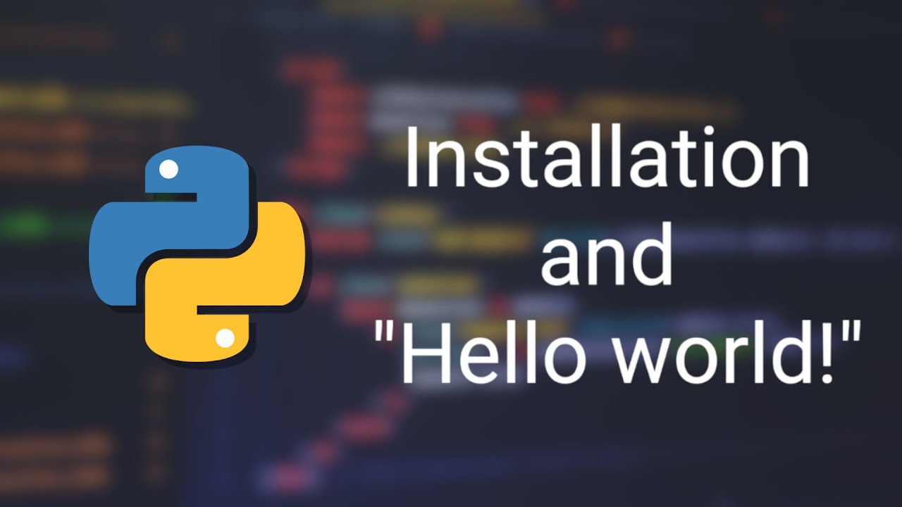 How to install Python interpreter and run 'Hello world!' on Windows 10 | Python tutorials