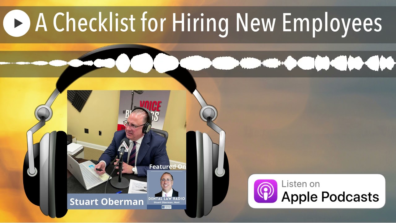 A Checklist for Hiring New Employees