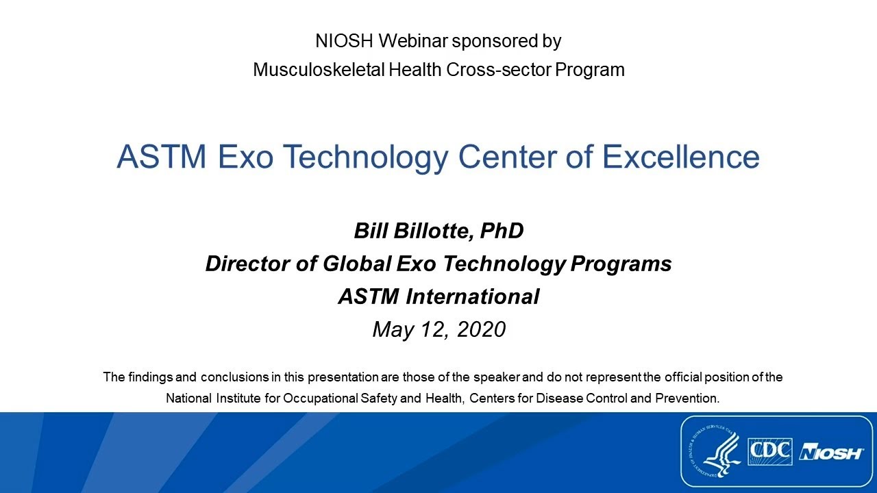 ASTM Exo Technology Center of Excellence