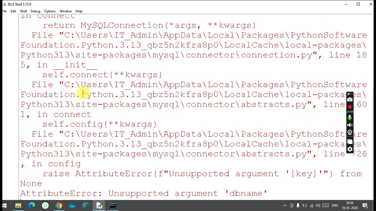 Python cursor to access data from mysql