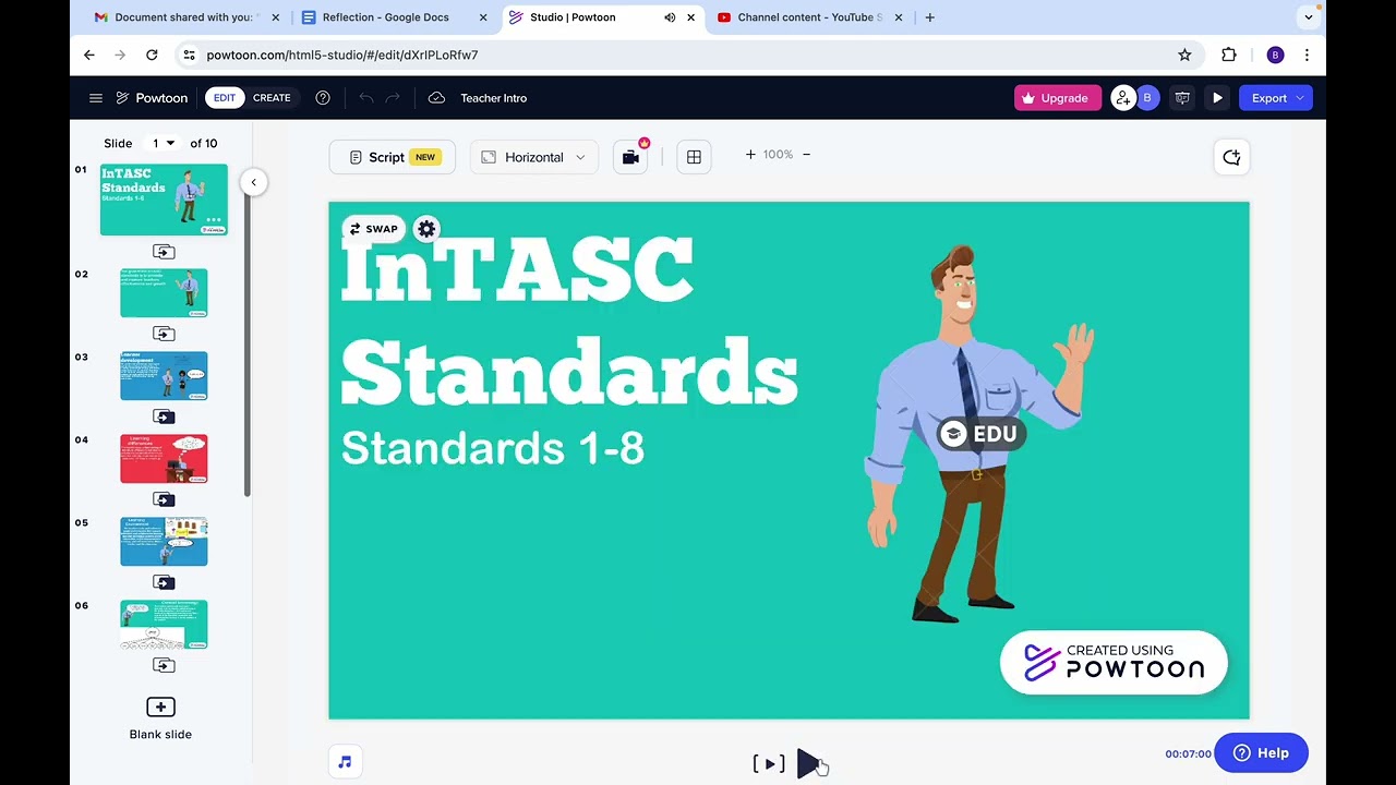 InTASC Standards 1-8