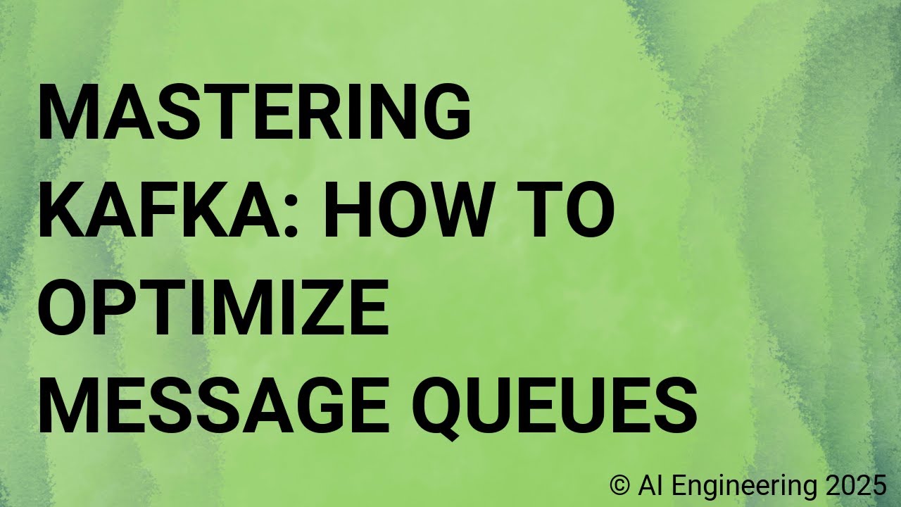 Mastering Kafka How to Optimize Message Queues
