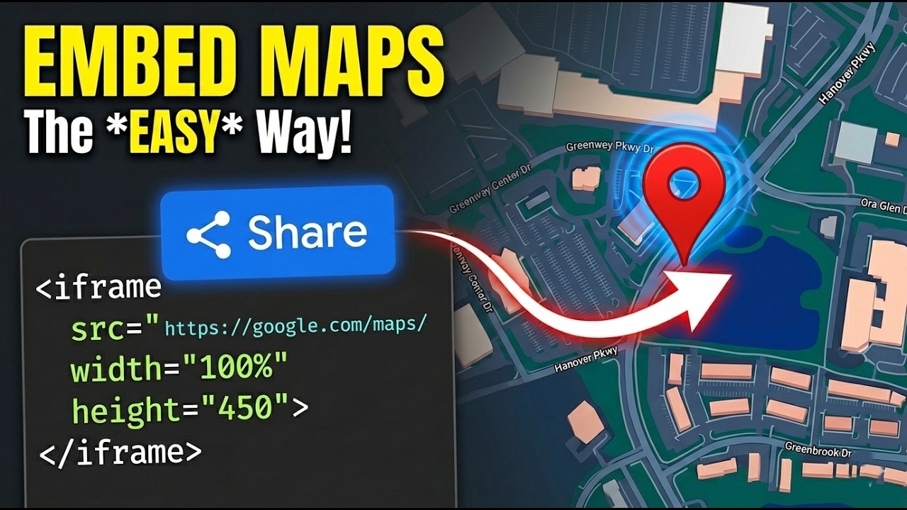 How to Embed Google Maps on Your Website (2026 Tutorial)