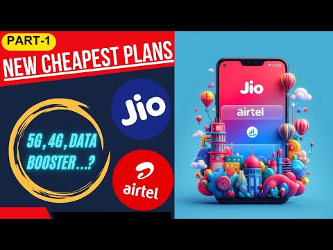 🤫 Cheapest Airtel and Jio Prepaid Plan _(July 2024) | Jio new plan | Airtel new plan | Jio | Airtel