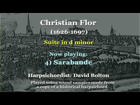 Christian Flor (1626-1697): Suite in d minor