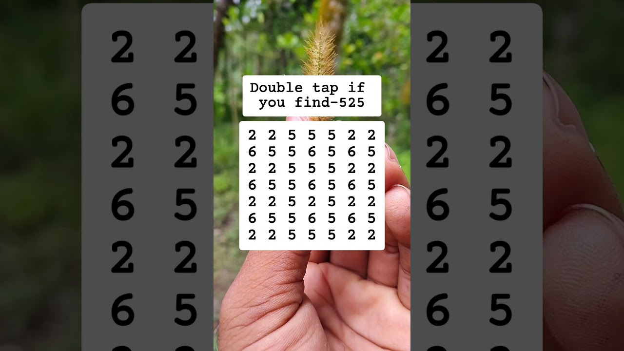 Double tap if you find-525 #search #puzzle #shorts