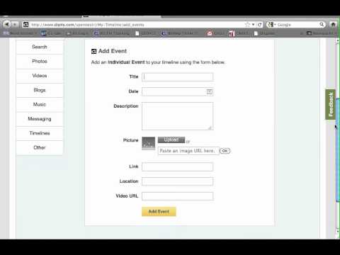 Dipity Tutorial