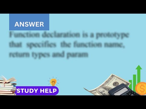 What is the difference between a declaration and a definition