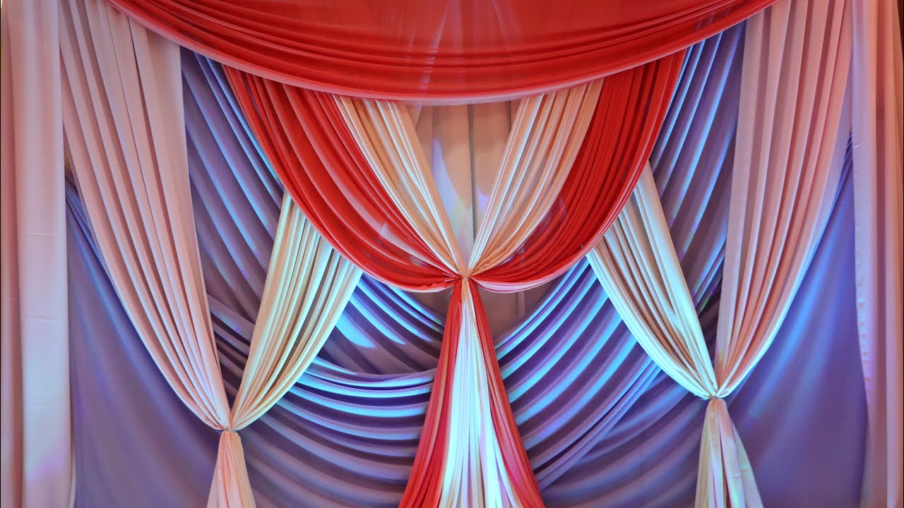 DIY BACKDROP TUTORIAL | WEDDING BACKDROP DESIGN | STAGE BACKDROP SET UP