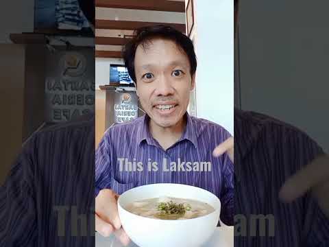Laksam - A Malaysian dish 🇲🇾 in Brunei #shorts #malaysianfood #brunei