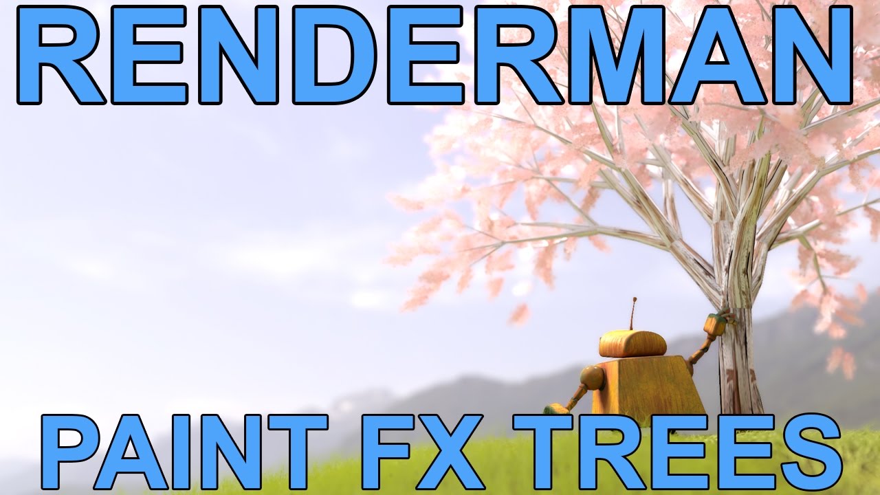 Renderman 21 Paint FX Tree Tutorial