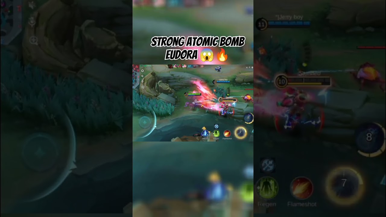 Strong Atomic Bomb EUDORA 😱🔥 #mobilelegends #mlbb #eudorabestbuild