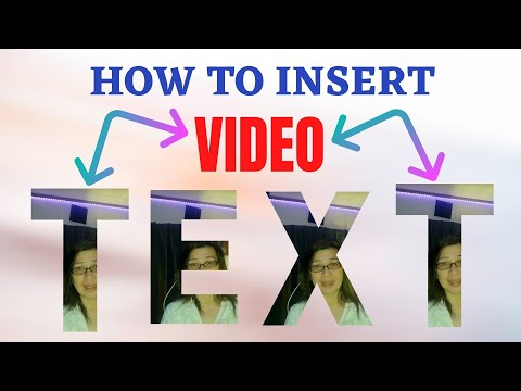 HOW TO INSERT YOUR VIDEO INTO TEXT USING CANVA