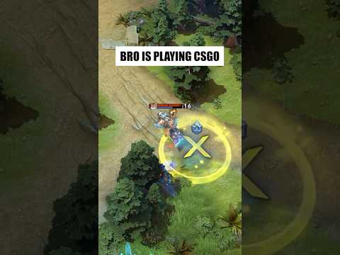 He's Playing a Different Game! ๐ #Dota2