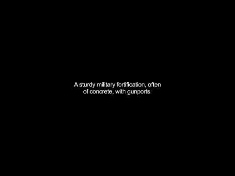 blockhouse video Dictionary meaning and pronunciation