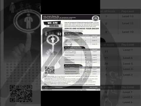 cdac recruitment 2025 | government jobs for electronics and communication engineers |