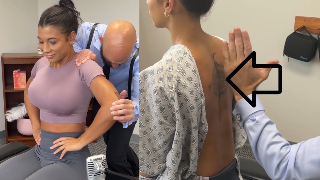 GIANT CRACK* ASMR Flight Attendant Back Pain Relaxed & Crunched. Chiropractic Full Spine/ Full Body.