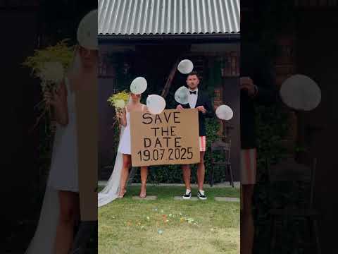 Wedding fun idea | Save the date idea #wedding #bride