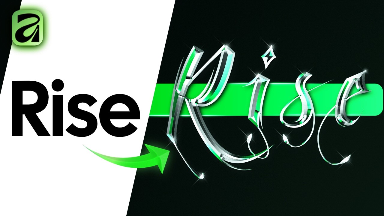 Make Chrome Metallic Text Like a Pro Easy Trick