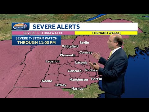 Video: Severe thunderstorm watch in effect